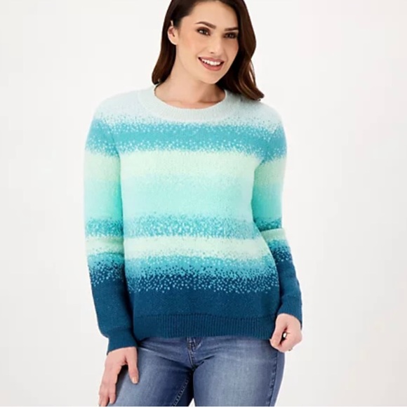 Candace Cameron Bure | Sweaters | Candace Cameron Bure Sunburst Ombre ...